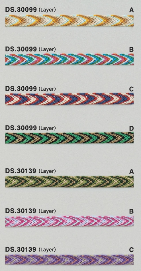 チロルレース レーステープ 1m単位 DS.30099 30139 8mm幅 7色展開 大定 日本製